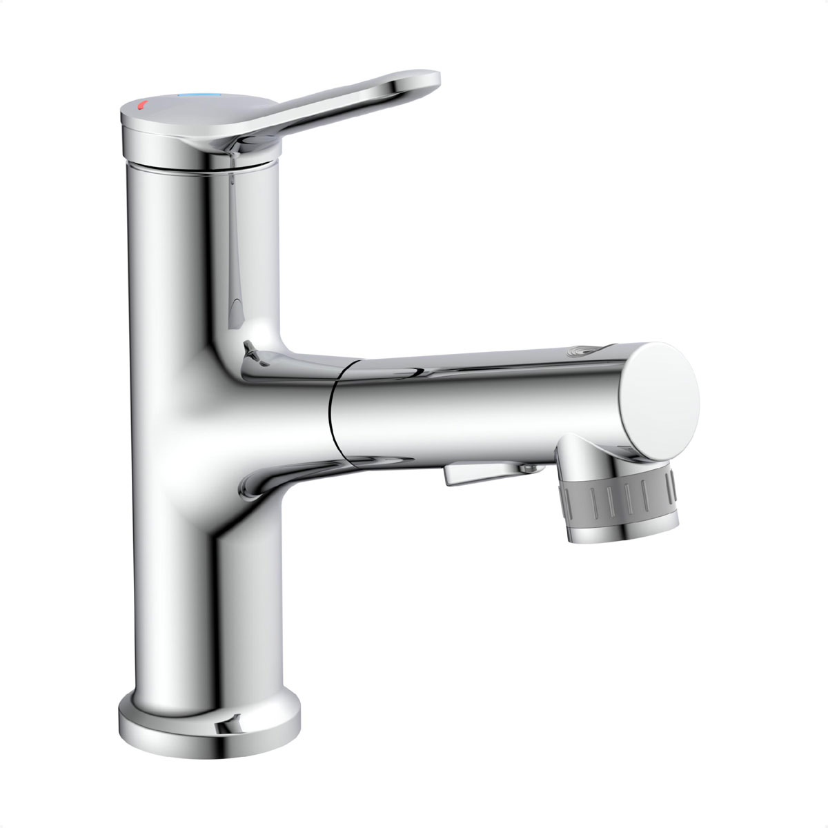 WT-Armatur Variabel chrom Schnellmontageherausziehbare Brause 2 ...