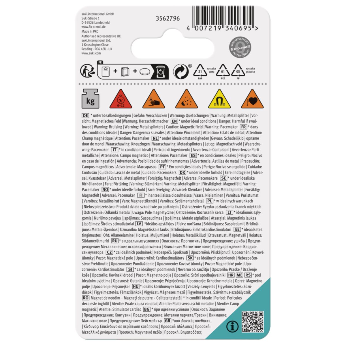 Suki Magnete Neodym Ø 12 x 2 mm, zum Einnähen online kaufen