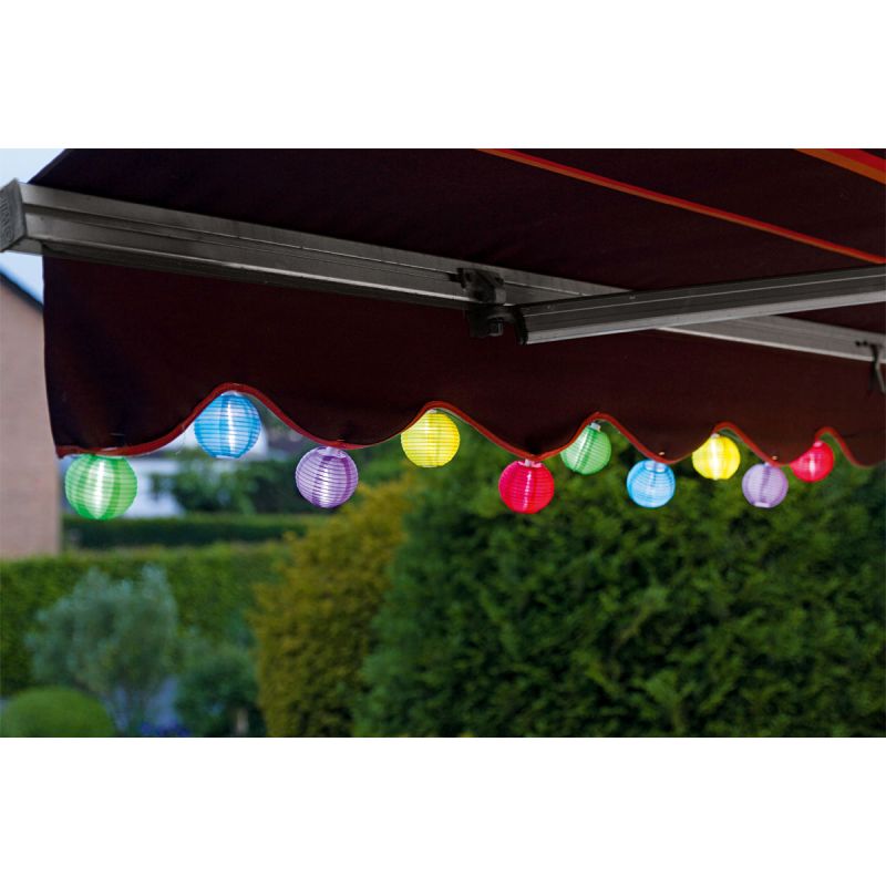 Flector Garten LED-Solar-Lichterkette Lampion mehrfarbig online kaufen
