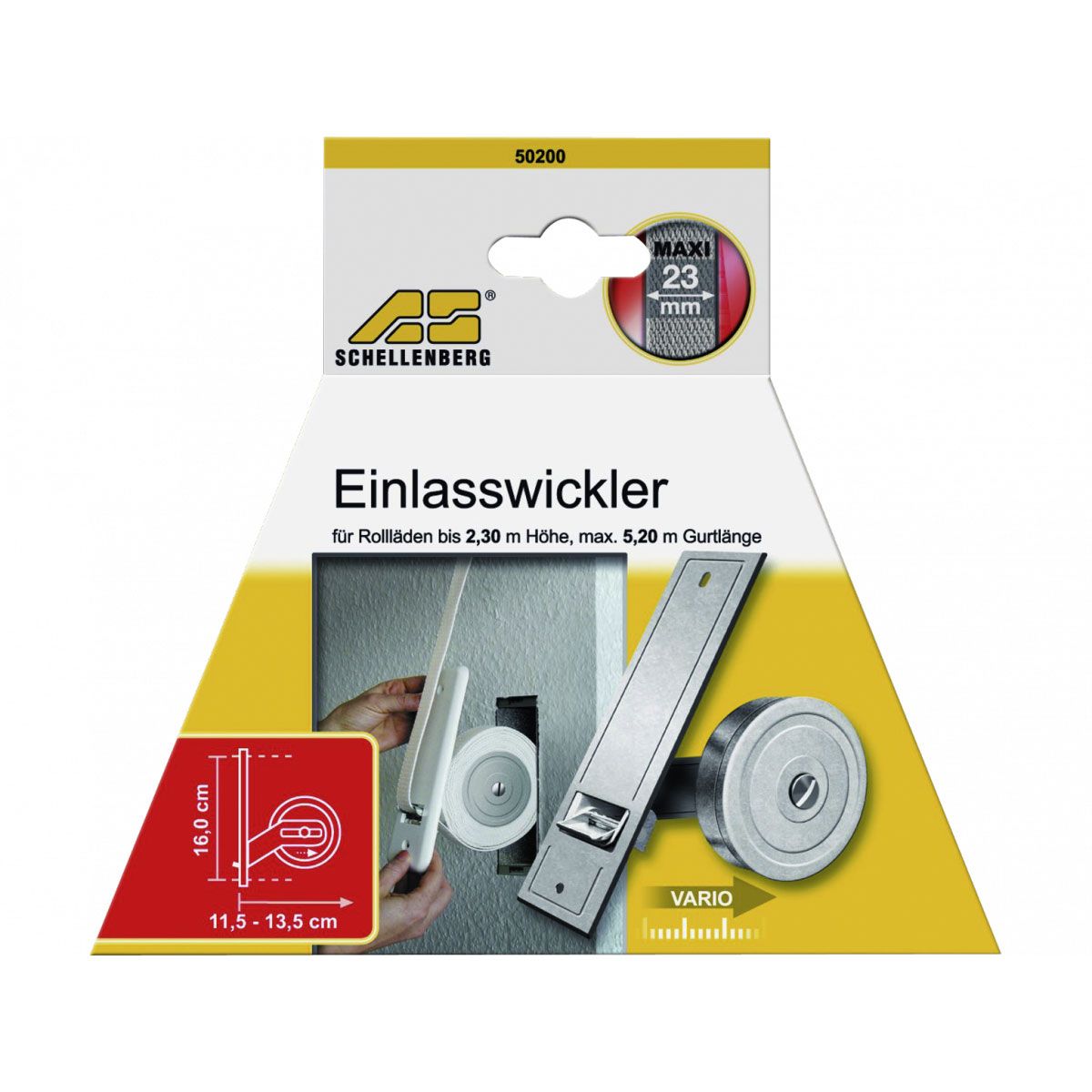 Schellenberg Einlasswickler maxi Lochabstand 16,5 cm online kaufen