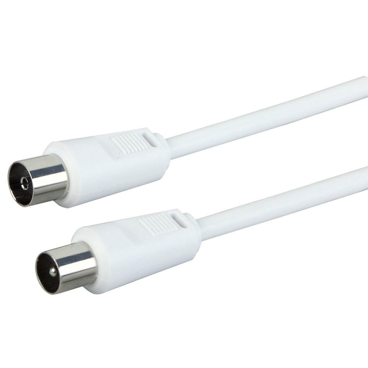 Empf.-Anschlusskabel 5 m weiss 75 dB online kaufen