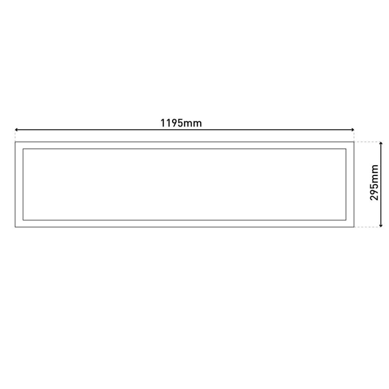 näve LED-Aufbaupanel Nicola weiß 119,5 x 25,5 cm online kaufen