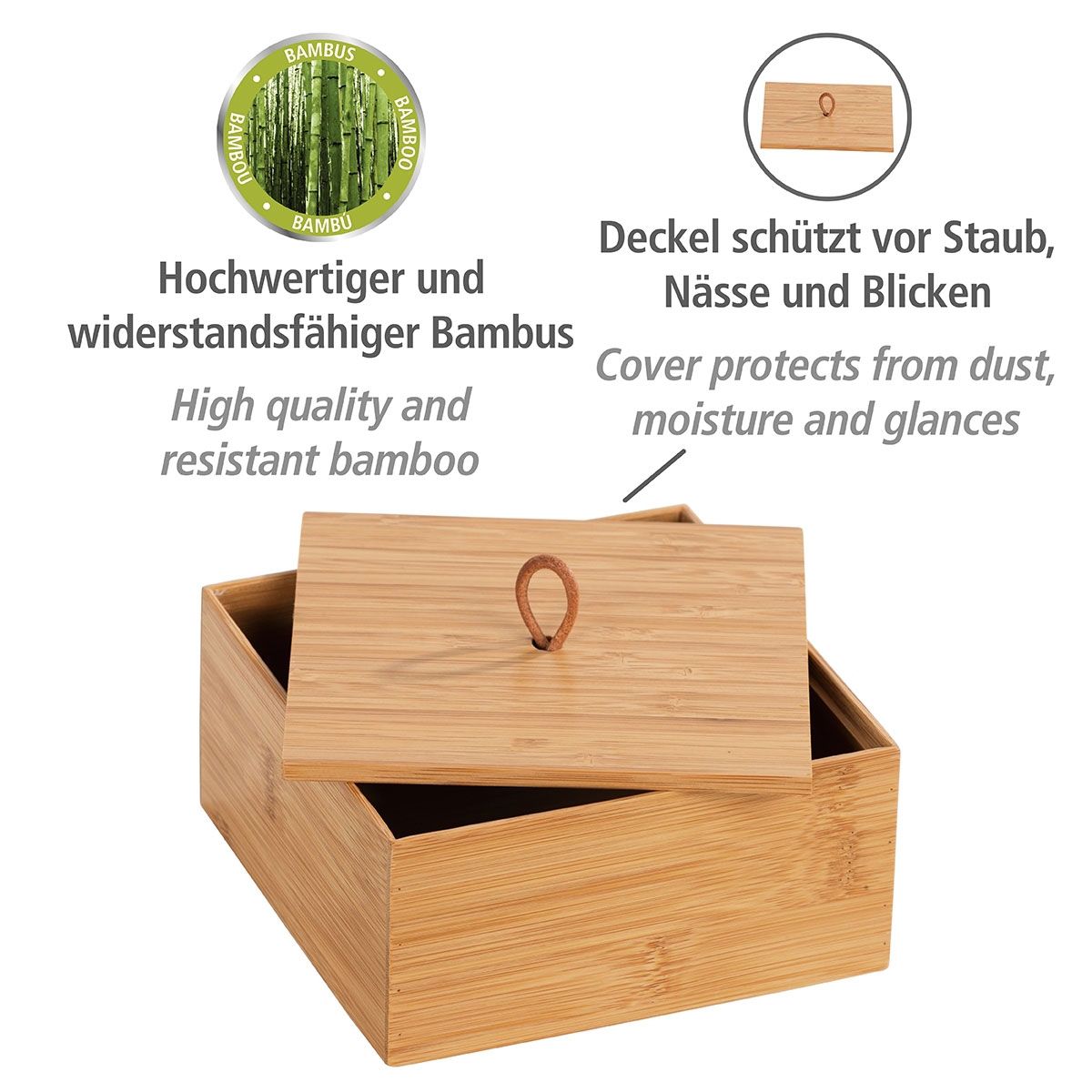 Wenko Bambus-Box mit Deckel Terramit M online kaufen