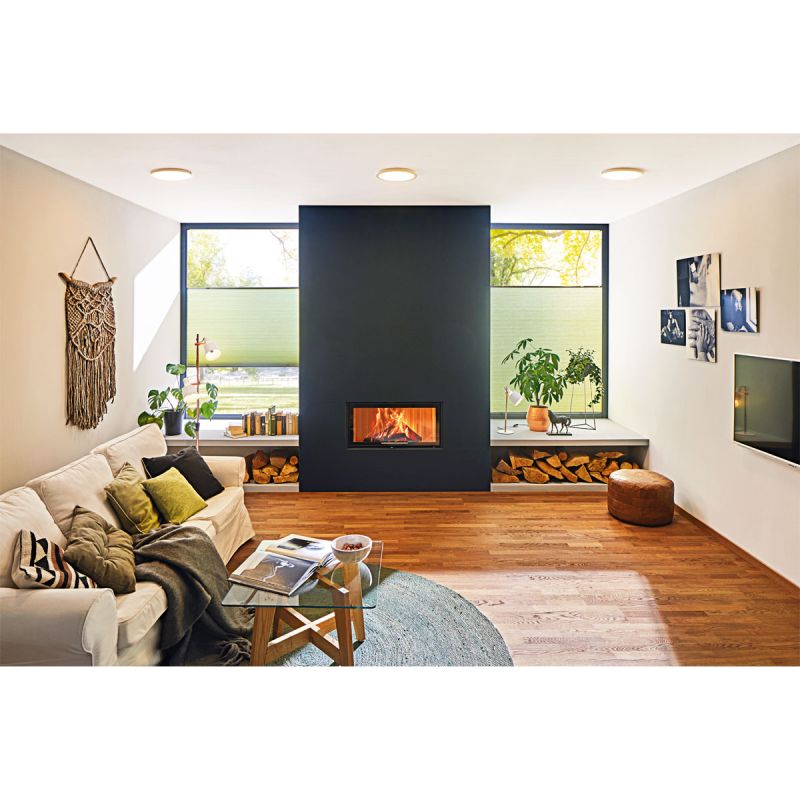 WallCeiling Atria LED-Panel 220 mm15W 4000K Chrom matt 230V Kunststoff ...