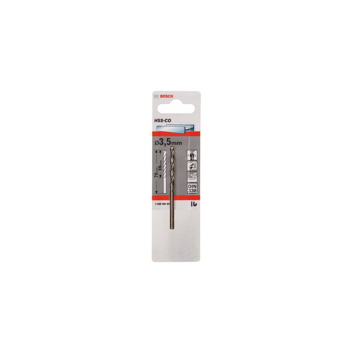 Bosch Professional Metallbohrer HSS-Co 4,5 x 47 x 80 mm online kaufen