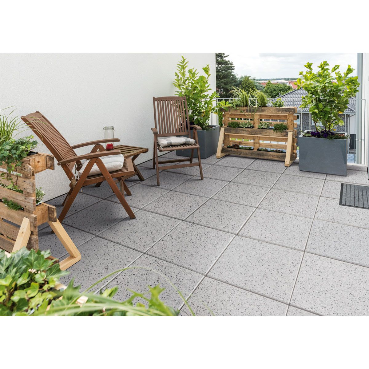 TP No. 1 Fine Granit-Grau 40/40/4 cm online kaufen