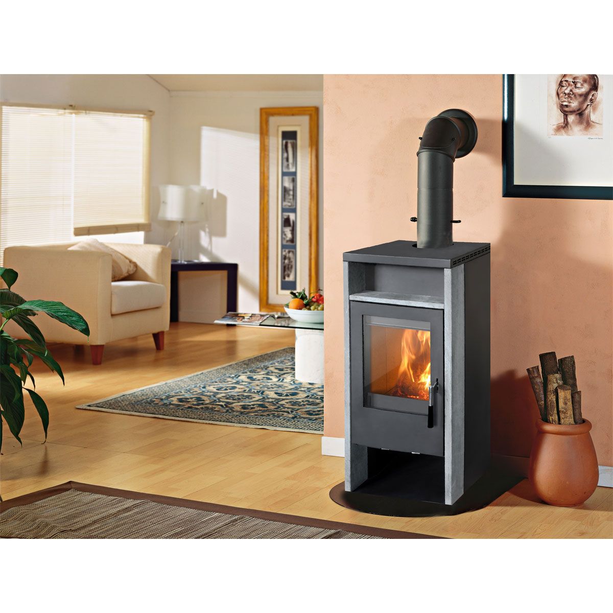Kaminofen Kronos 6 kW Heizleistung online kaufen