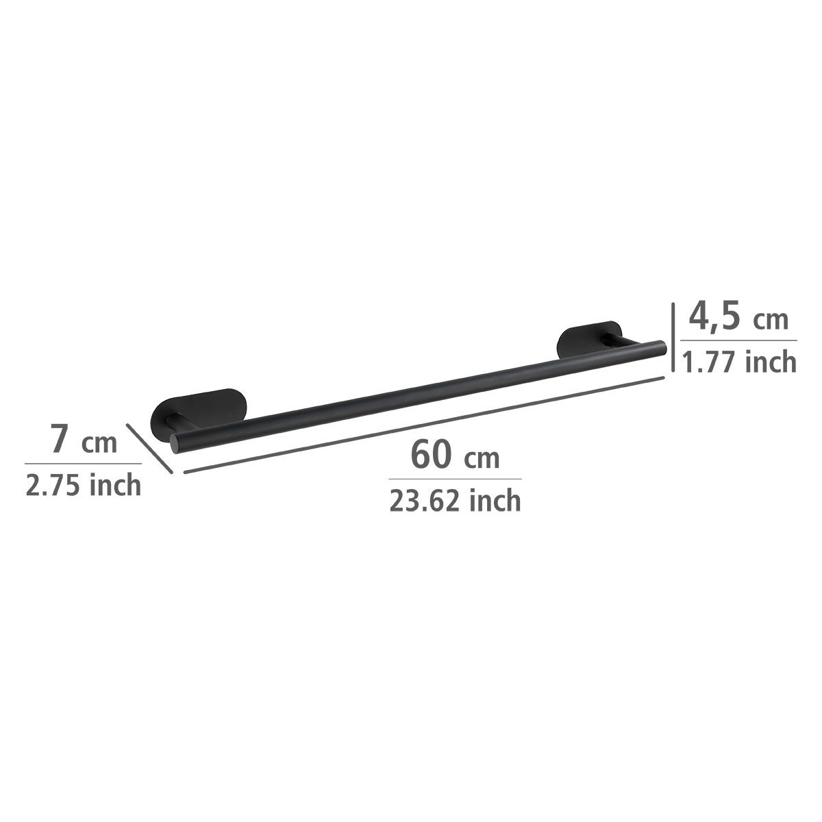 Turbo-Loc Badetuchstange Uno Orea Black online kaufen