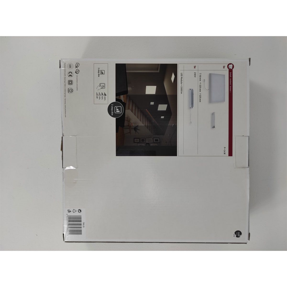 WallCeiling Velora LED Panel dim225x225 mm 12W weiss matt 230V Metall ...
