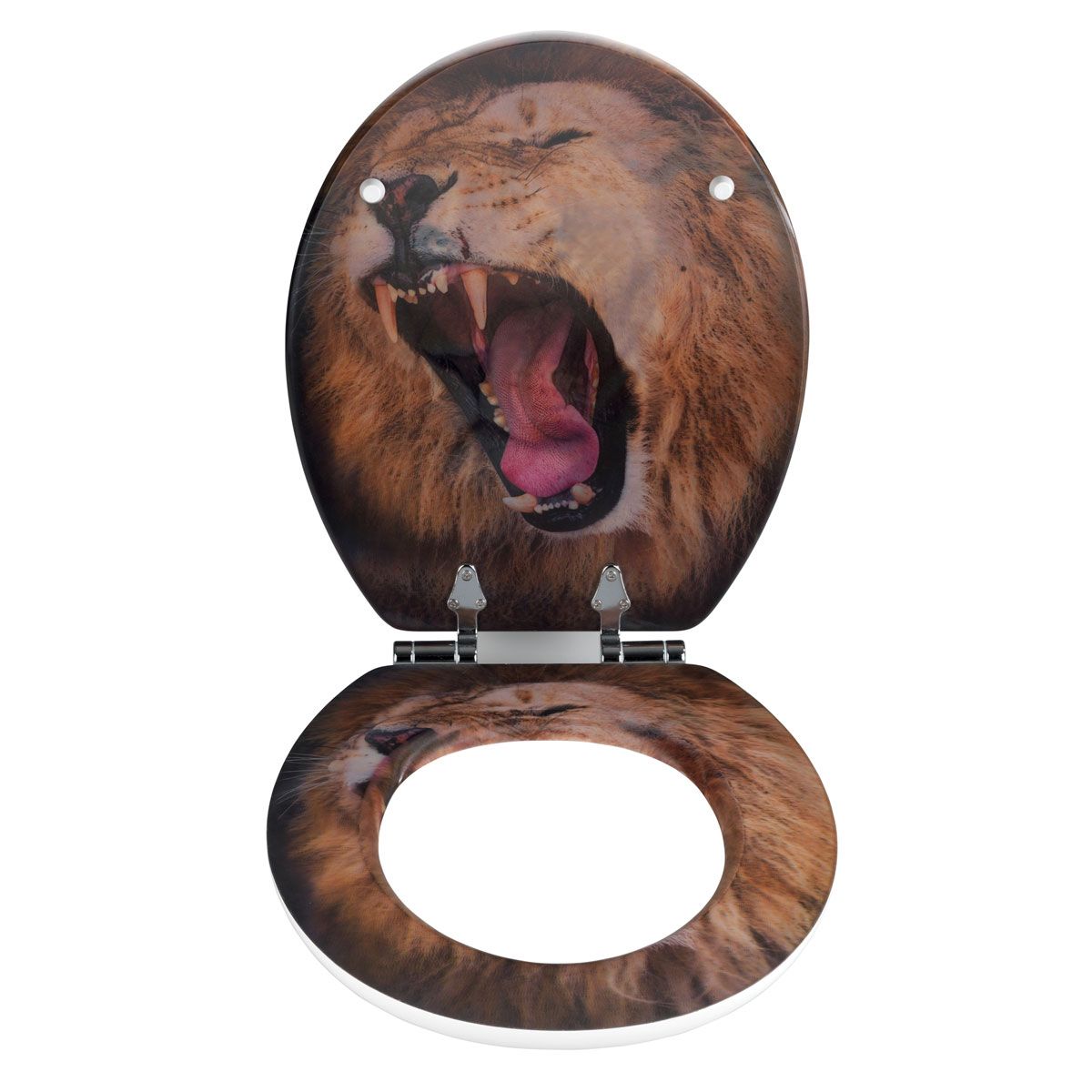 Wenko WC-Sitz Lion 3D-Effekt mit Absenkautomatik online kaufen