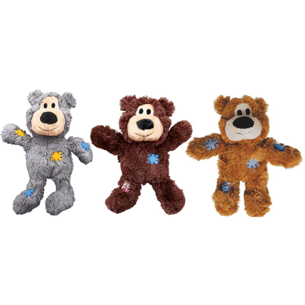 Kong HSZ Wild Knots Bear M/Lm. Squeaker Polyester Baumwolle online kaufen