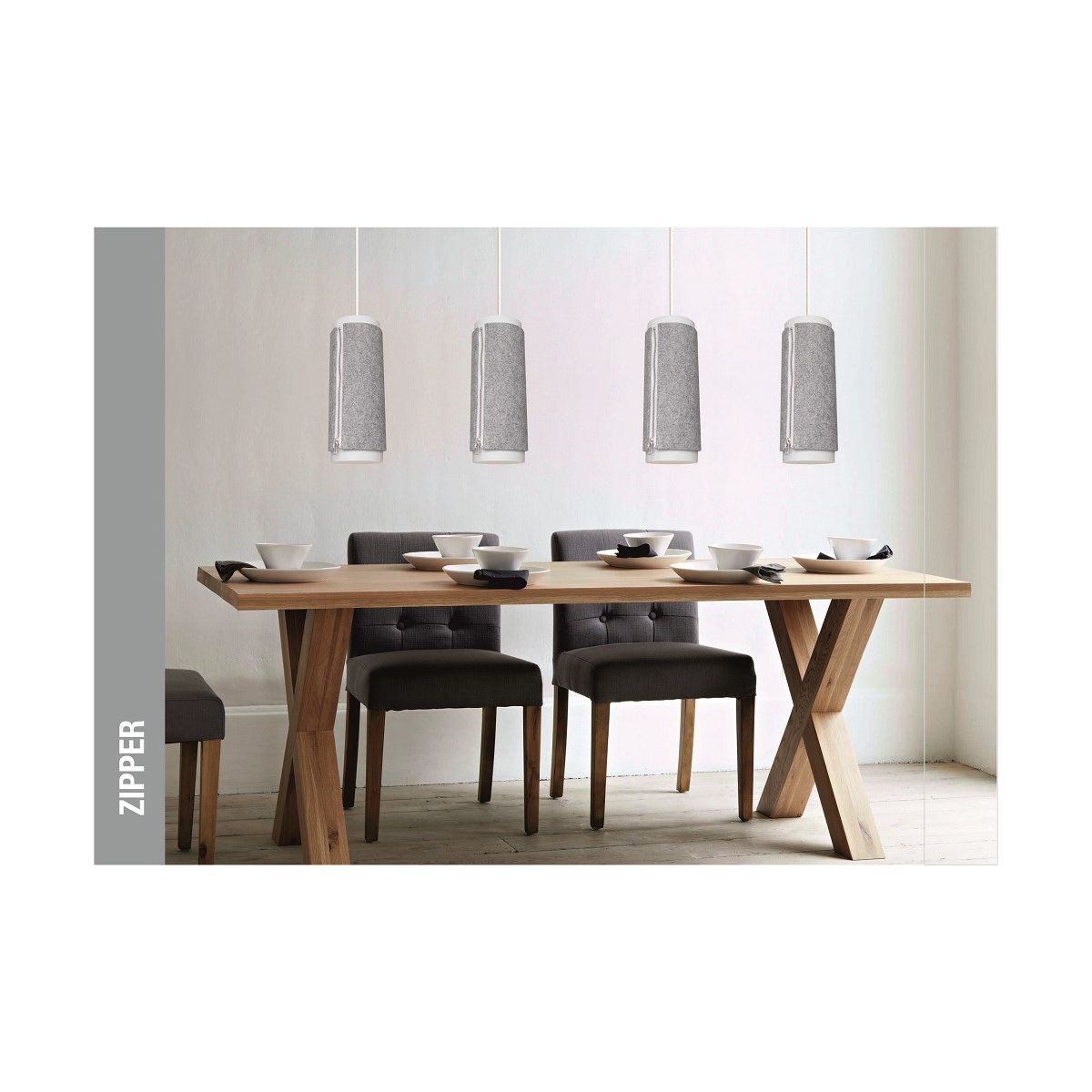 Hängelampe Zip Star 110 Medium grau online kaufen