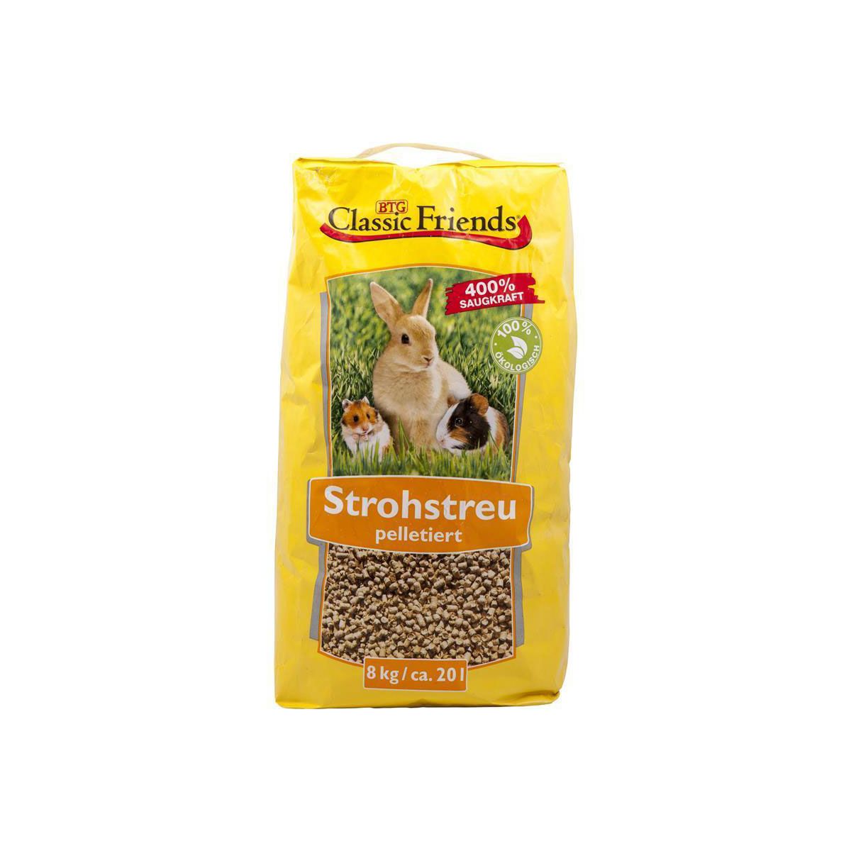 Classic Friends Strohstreu 8kg/ca.20lpelletiert online kaufen