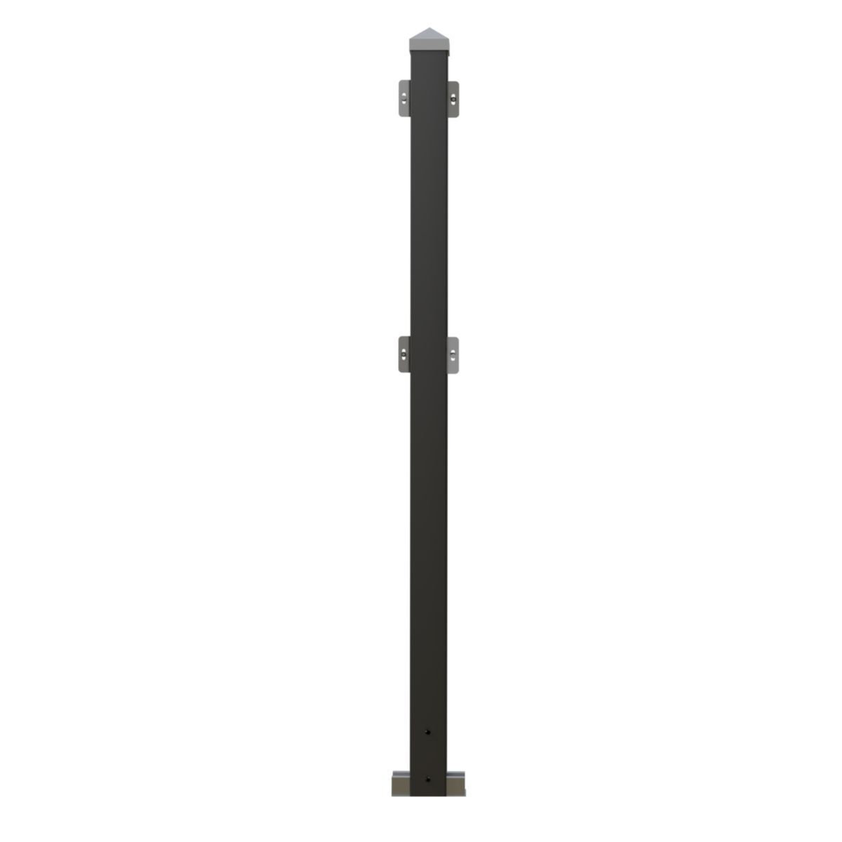 Hepa Solar Mittelpfosten Alu schwarz pulverbeschichtet 4 mm online kaufen