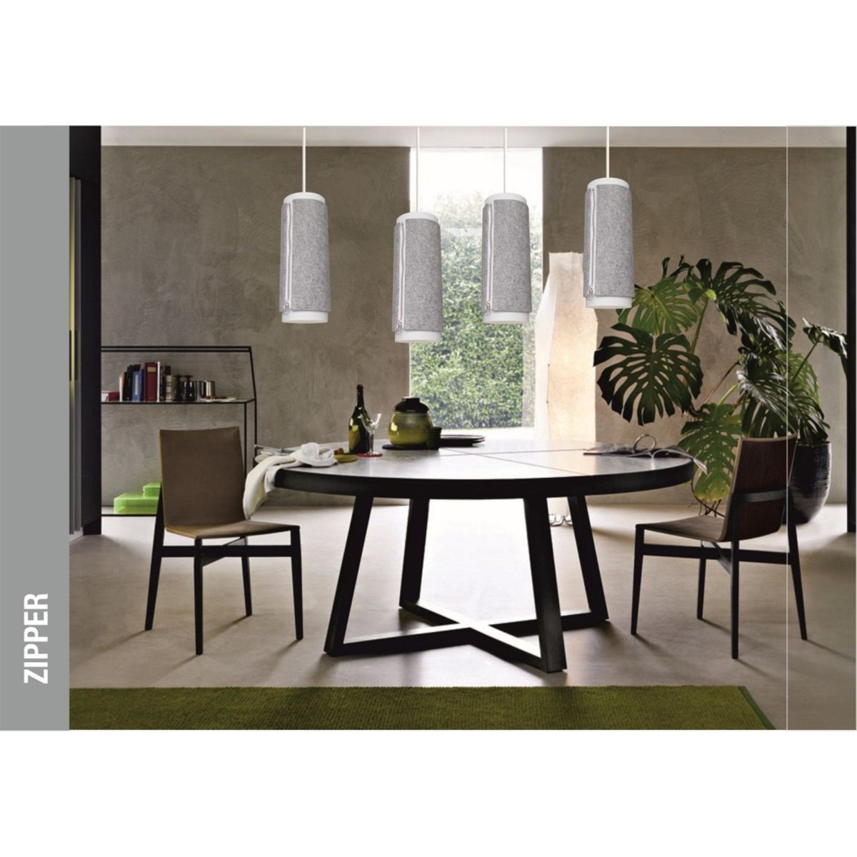 Hängelampe Zip Star 110 Medium grau online kaufen