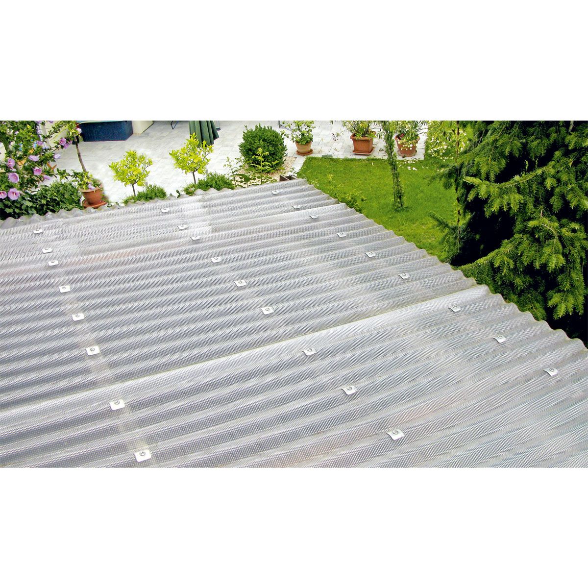 gutta PVC Wellplatte Prisma klar 200 x 90 cm online kaufen