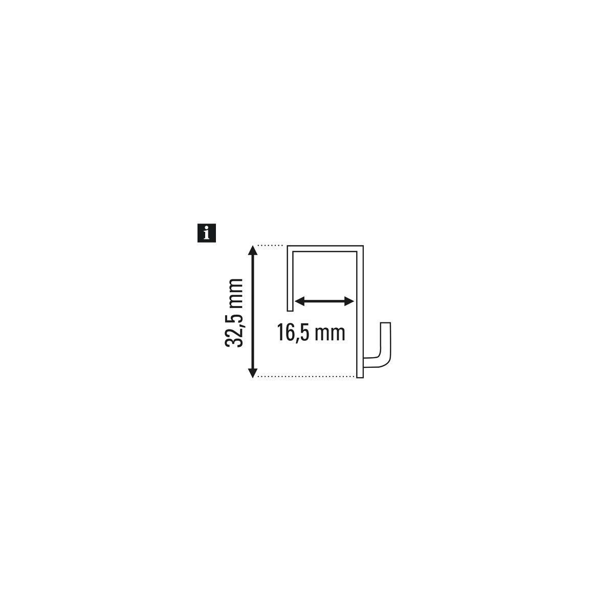Deko-Haken Fenster-Tuer transparent 2St online kaufen
