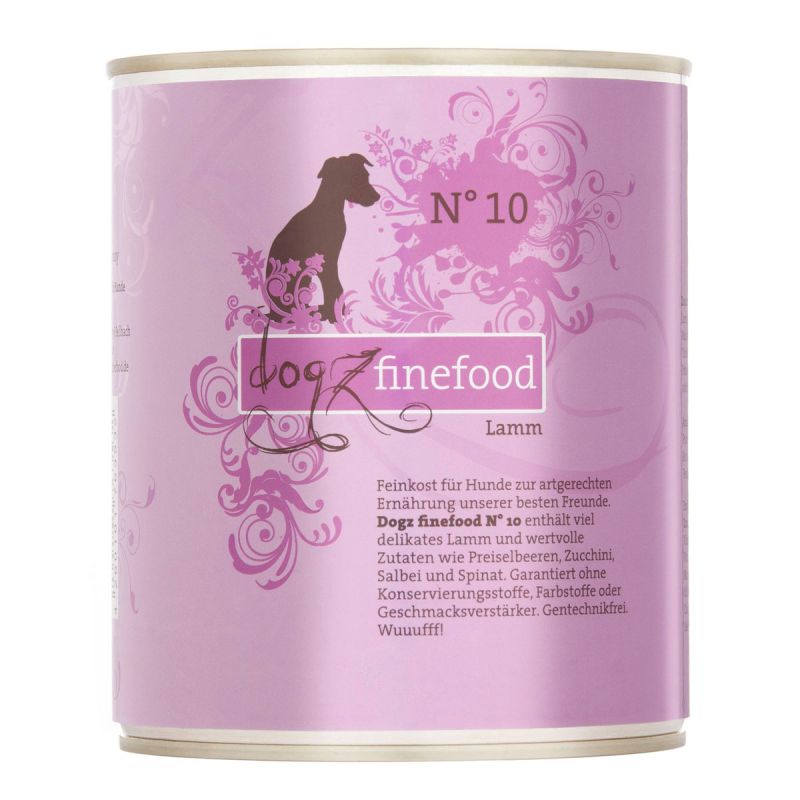 Dogz finefood Dose No.10 800g Lamm online kaufen