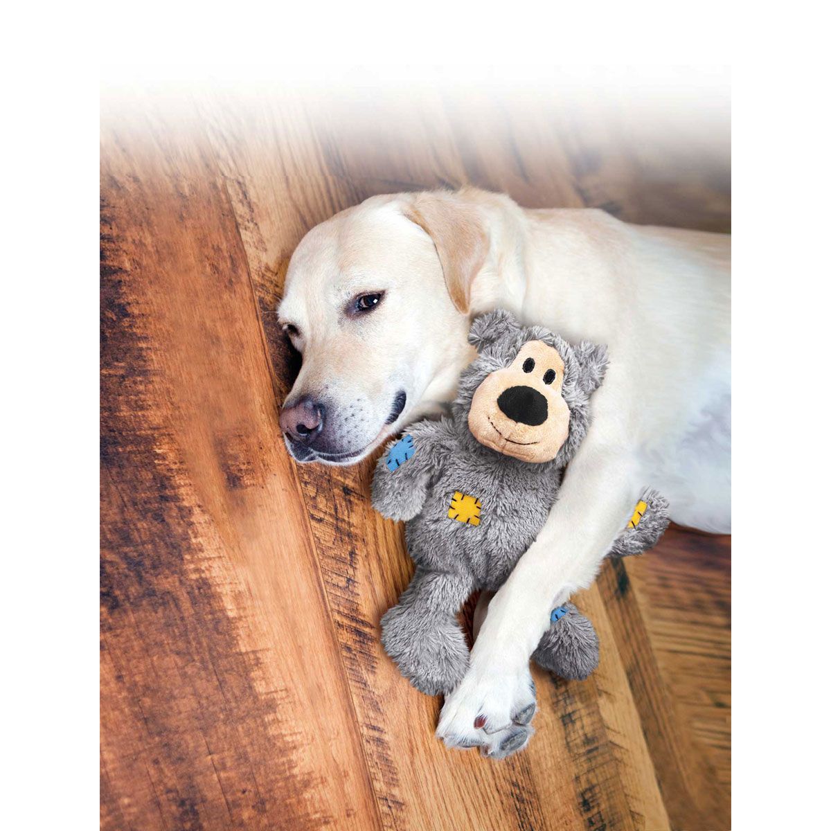 Kong HSZ Wild Knots Bear M/Lm. Squeaker Polyester Baumwolle online kaufen