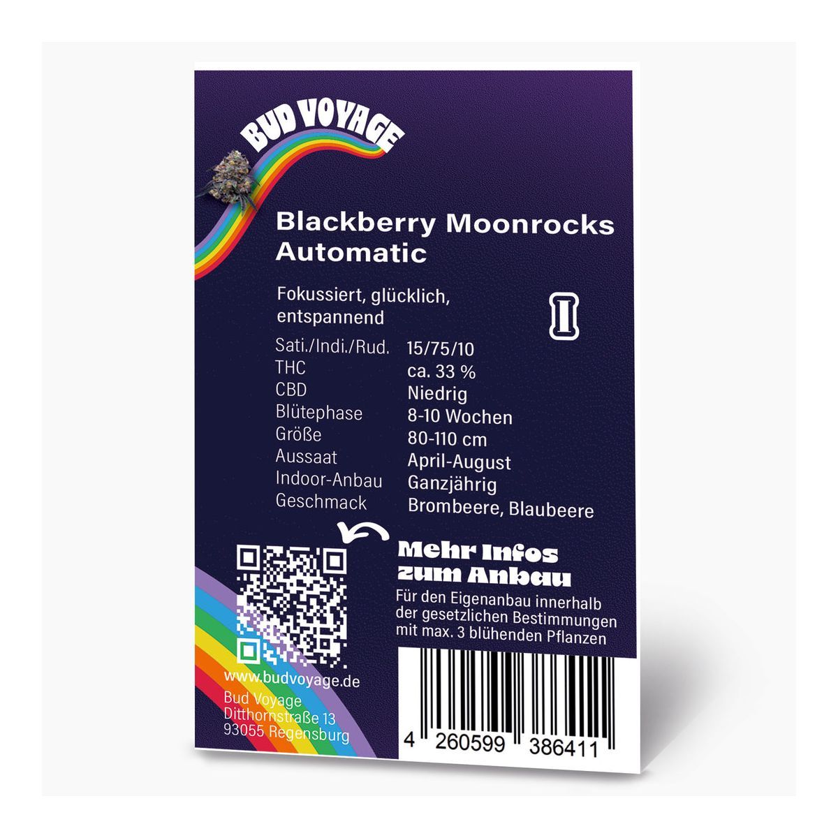 Bud Voyage Hanfsamen Blackberry Moonrocks Auto online kaufen