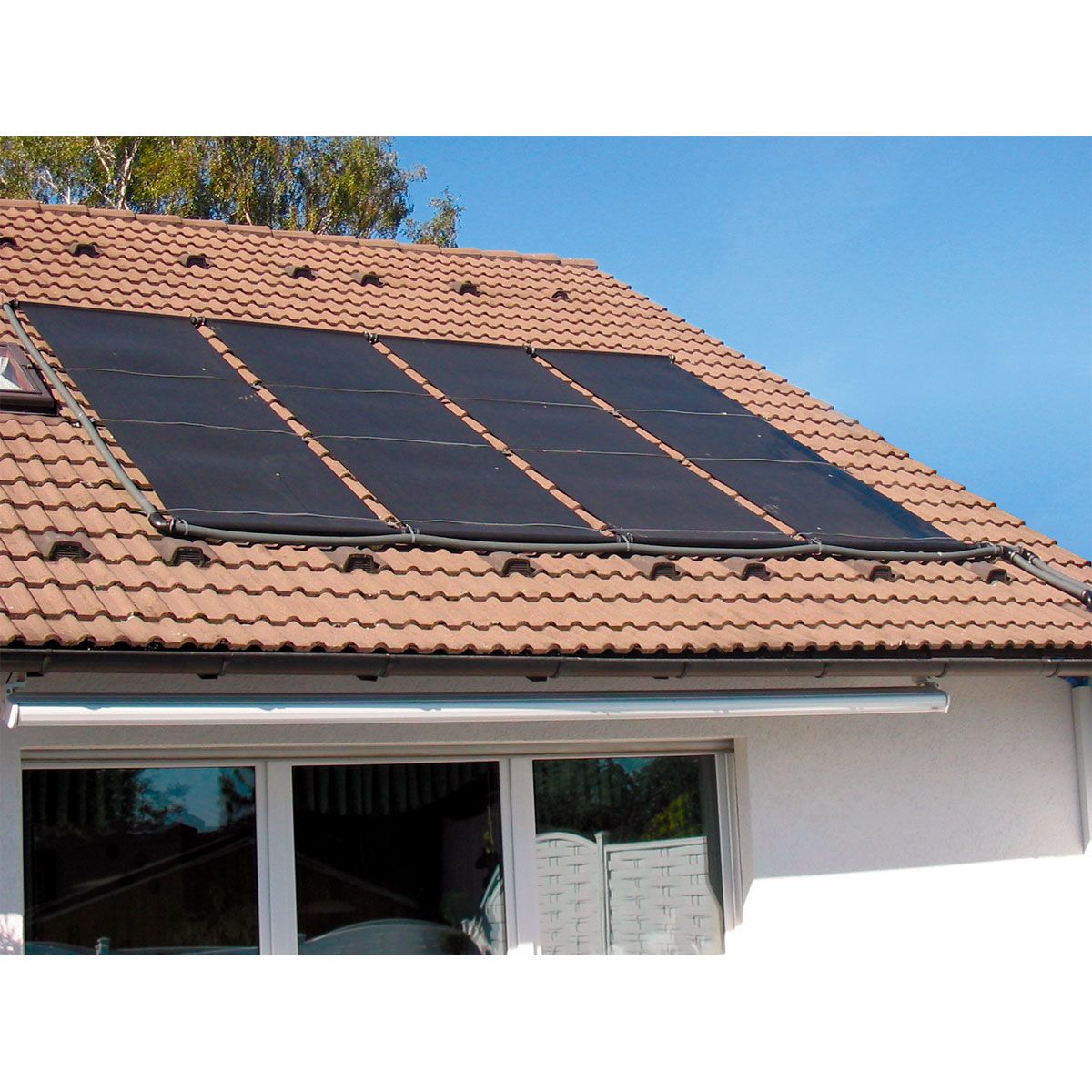 Solarabsorber-Set 400 x 120 cm 2 Module inkl Montageset online kaufen