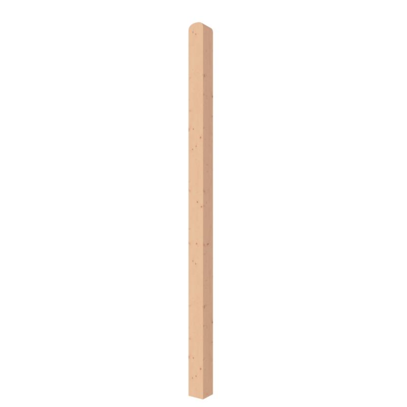 Pfosten Borkum 90x90x1950mmLaerche unbehandelt online kaufen