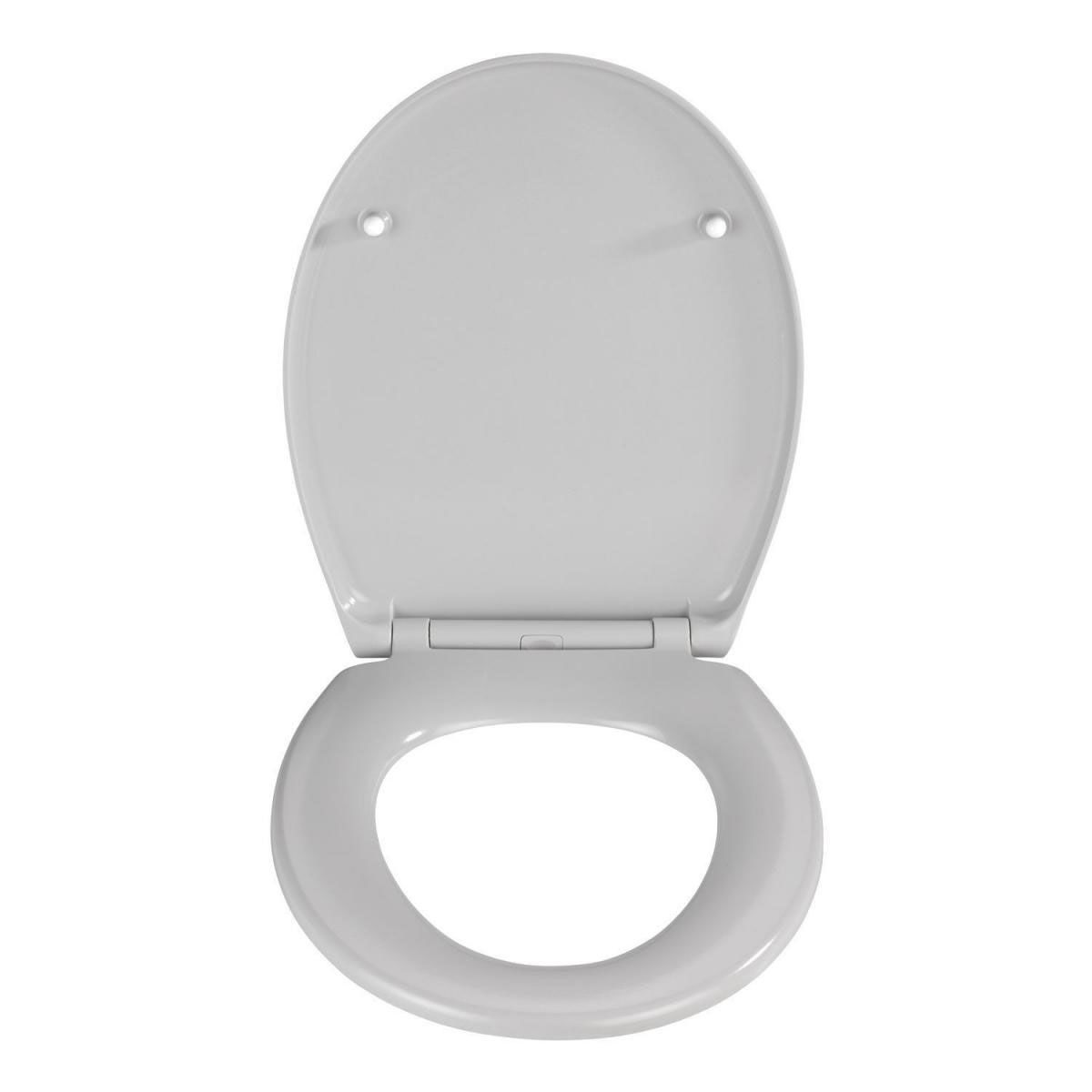 Wenko Premium WC-Sitz Samos Concrete Grau antibakteriell mit ...