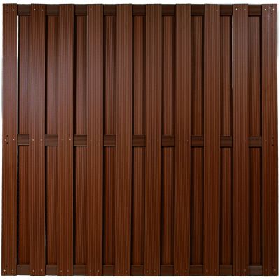 SHANGHAI braun 180x180 cm WPC-Bretterzaun online kaufen